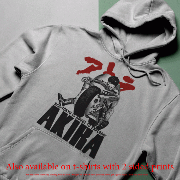 Akira on Kaneda Bike graphic tees